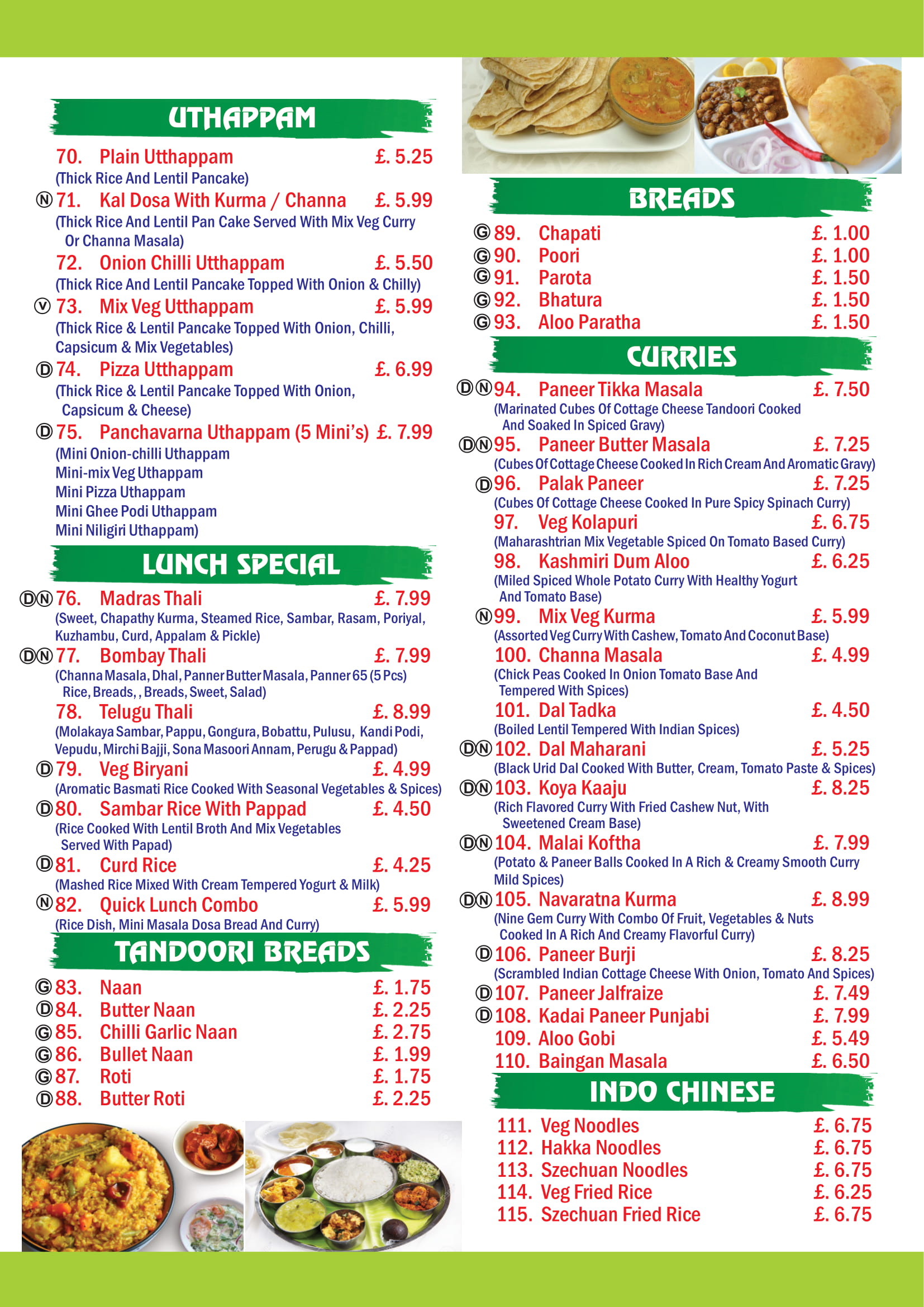 Reading - Crispy Dosa Restaurant